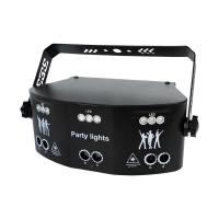 China 15 Eyes RGB Party Lights Stage Light by DMX512 Control Sound Activated LED Pattern Strobe Lights for Parties Club Bar Di for sale