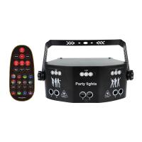 China 15 Eyes RGB Party Lights Stage Light by DMX512 Control Sound Activated LED Pattern Strobe Lights for Parties Club Bar Di for sale
