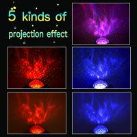 China 2021 New Creative UFO Aurora Borealis Galaxy Projector Night Light Lamp Party Holiday Decoration Northern Lights Star Pr for sale