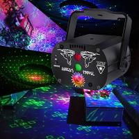China Party Disco Lights DJ Lights LED Sound Activated Remote Control RGB LED Stage Laser Light for Parties Holiday Decoration for sale
