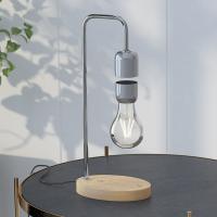 China Magnetic Levitating Floating Wireless LED Light Bulb with Wireless Charger for Desk Lamp Home Room Office Decor Unique G for sale