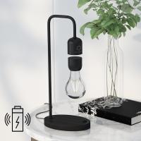 China Magnetic Levitating Floating Wireless LED Light Bulb with Wireless Charger for Desk Lamp Home Room Office Decor Unique G for sale