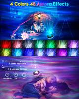 China Aurora Star Light Galaxy Projector For Bedroom Smart Aurora Star Projector with Remote App Alexa Night Light Speaker Kid for sale
