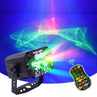 China LED Sound Activated Laser Light RGB Flash Strobe Projector Dream Aurora DJ Disco Stage Party Lights for Christmas Dance for sale