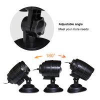 China 2021 New Telescope Dual Ocean Wave Projector Lamp Night Light Snowflake Christmas Halloween Projection Lawn Lamp Holiday for sale