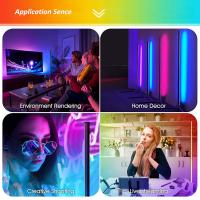China Dropshipping Nordic Modern Decorative Smart APP Remote Control  Colorful RGB LED Floor Lamp Tripod Corner Floor Lamp Hom for sale