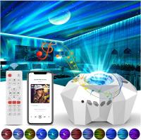 China Amazon Hot Aurora Projector Wireless Music Speaker Remote Control Dream Aurora Star Lights Projector Lamp For Kids Baby for sale