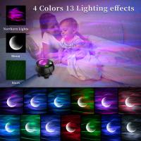 China Starry Projector Aurora Galaxy Projector Light Baby Star Night Light Northern Light Projection Lamp For Kids Adults Holi for sale
