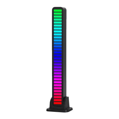 China New Arrival Smart  Music Pickup Rhythm Light  Rechargeable RGB Sound-Activated Ambient lamp With APP control for Car Par for sale