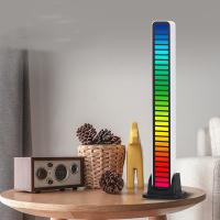 China New Arrival Smart  Music Pickup Rhythm Light  Rechargeable RGB Sound-Activated Ambient lamp With APP control for Car Par for sale