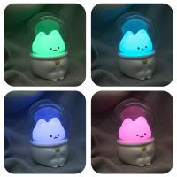 China New Interstellar Pet Night light LED colorful atmosphere table lamp USB Rechargeable Bedside Night light for Children for sale