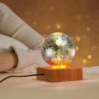 China New 3D firework lamp LED colorful atmosphere table lamp Decoration night light USB Plug Night Light For Holiday gift for sale