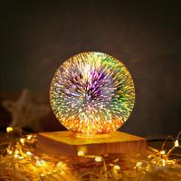 China New 3D firework lamp LED colorful atmosphere table lamp Decoration night light USB Plug Night Light For Holiday gift for sale