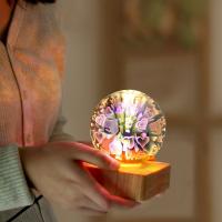 China New 3D firework lamp LED colorful atmosphere table lamp Decoration night light USB Plug Night Light For Holiday gift for sale