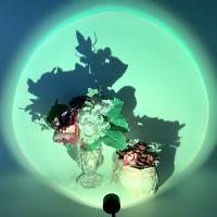 China Sunset Projection Lamp USB Led Night Light Romantic atmosphere Lamp for Home Background Wall Decoration Colorful Lamp for sale