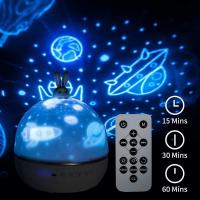 China Bunny Star Night Light Projector Night Light Star Projector For Kids Baby Room Romantic Bunny Projection LED Night Lamp for sale