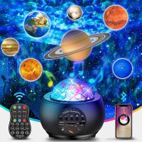 China RGB LED Laser Star Projector Planet Galaxy Lighting Lamp Night Light Star Projector For Kids Adults Bedroom for sale