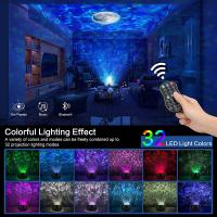 China RGB LED Laser Star Projector Planet Galaxy Lighting Lamp Night Light Star Projector For Kids Adults Bedroom for sale