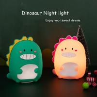 China New Dinosaur  Night light Warm Atmosphere Lamp USB rechargeable Sleeping Night Light For Children Kids Holiday Gift for sale