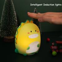 China New Dinosaur  Night light Warm Atmosphere Lamp USB rechargeable Sleeping Night Light For Children Kids Holiday Gift for sale