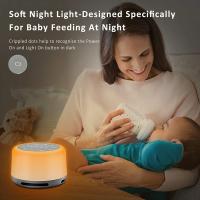 China White Noise Sleep Machine With 24 HIFI Soothing Sounds Color Night Light Rechargeable Portable Sleep Machine For Baby Ad for sale