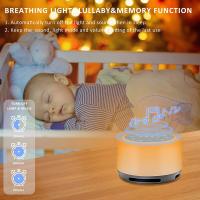 China White Noise Sleep Machine With 24 HIFI Soothing Sounds Color Night Light Rechargeable Portable Sleep Machine For Baby Ad for sale