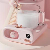 China Cup Warmer Heat Beverage Mug Mat Keep Drink Warm Heater Heating Coaster Pad for Coffee Milk Tea 220V 20W for sale