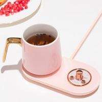 China DC 5V Cup Warmer Beverage Heat Mug Mat Keep Drink Warm Heater Heating Coaster Pad for Coffee Milk Tea Drink for sale