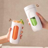 China New Minimalist Portable Juicer Cup 300ml Rechargeable  Milkshake Fruit Blender For Home Travel for sale