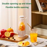 China New Design Electric Mini Juicer Blender USB Rechargeable Wireless Smoothie Mixer Fast Portable Juicer Cup For Outdoor for sale
