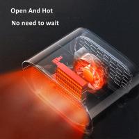 China Factory Wholesale OEM Custom USB Mini Heater Simple Design Desktop Electric Heater Fan Winter Portable Heating Heaters for sale