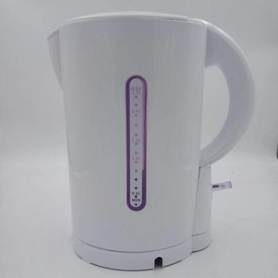 China Plastic 1.7 L  Electrical home Appliances Black Silver White Body OEM Customized kettle for sale
