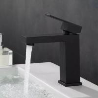 China Borneira 304 Stainless Steel Bathroom Basin Faucet Black Grifos Para Cocina Hot Cold Sink Faucets for sale