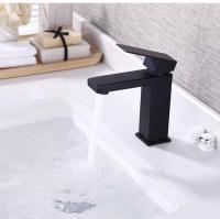 China Borneira 304 Stainless Steel Bathroom Basin Faucet Black Grifos Para Cocina Hot Cold Sink Faucets for sale