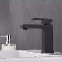 China Borneira 304 Stainless Steel Bathroom Basin Faucet Black Grifos Para Cocina Hot Cold Sink Faucets for sale