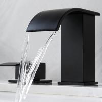 China bath shower 3 hole single handle 2 basin heater rotating sink basin mixer kitchen torneira gourmet waterfall fauc for sale