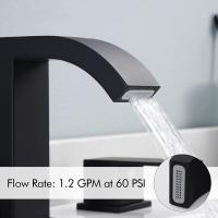 China bath shower 3 hole single handle 2 basin heater rotating sink basin mixer kitchen torneira gourmet waterfall fauc for sale