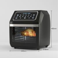 China Oil Free LED Screen Touch Control Air Fryer Oven 11L Big Capacity for sale
