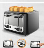 China Household Automatic Baking Breakfast Machine Toast Sandwich Grill 4 Slice Pancake Stainless Steel Electric for sale