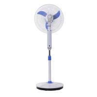 China 16 Inch Battery Powered Outdoor Fan  With Remote Brushless DC Motor Solar Floor Fan Panels for sale