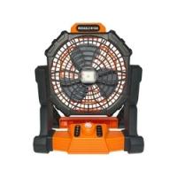 China Outdoor Portable Large Wind Power Fan Camping With LED Lights USB Charging Table Fan for sale
