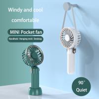 China Battery Rechargeable Wireless Fan Handheld Cooler USB Portable Low Noise Personal Office Travel Mini Fan for sale