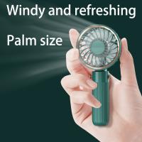 China Battery Rechargeable Wireless Fan Handheld Cooler USB Portable Low Noise Personal Office Travel Mini Fan for sale