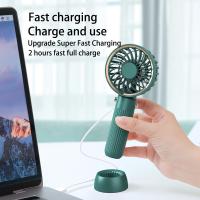 China Battery Rechargeable Wireless Fan Handheld Cooler USB Portable Low Noise Personal Office Travel Mini Fan for sale