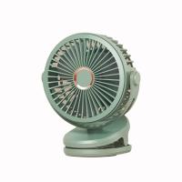 China 7200mAh Extra Large Capacity Clip On Desktop Fan With Three Speeds Working Up To 8H for sale