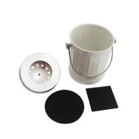 China Kitchen Compost Bin for Counter or Under Sink Small Metal Indoor Home Apartment Eco Compost Pail for sale