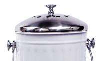 China Kitchen Compost Bin for Counter or Under Sink Small Metal Indoor Home Apartment Eco Compost Pail for sale