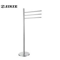 China bathroom standing towel rack holder towel bar and toilet paper holder set for sale