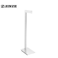 China bathroom standing towel bar stainless steel free standing towel rack double t hand towel rack for sale
