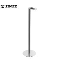 China bathroom standing towel bar stainless steel free standing towel rack double t hand towel rack for sale